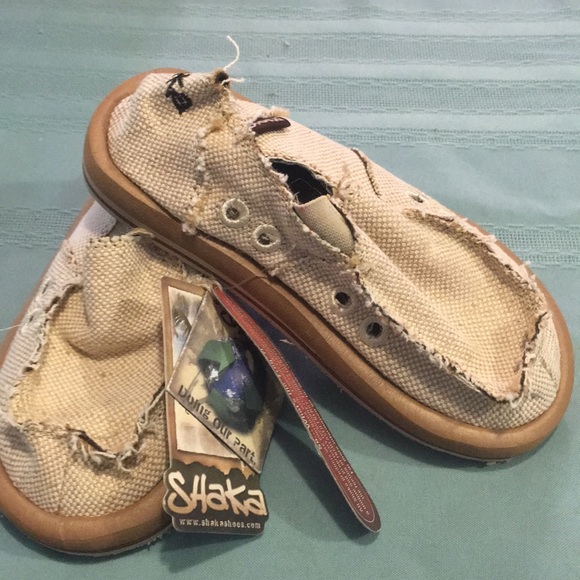 Shaka-Cabana GoofyFoot-Tan | Shoes | Shaka Goofy Foot Cabana Shoe Rare ...